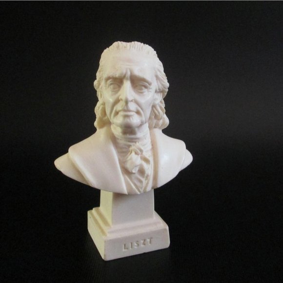 Unbranded | Art | Vintage Liszt Composer Mini Bust Made In Italy Statue ...